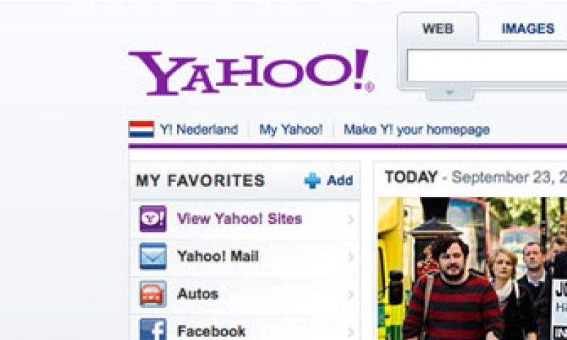 Yahoo! probeert het nog maar een keer