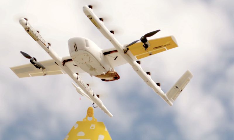 drone bezorging bezorgdrone wing google drones