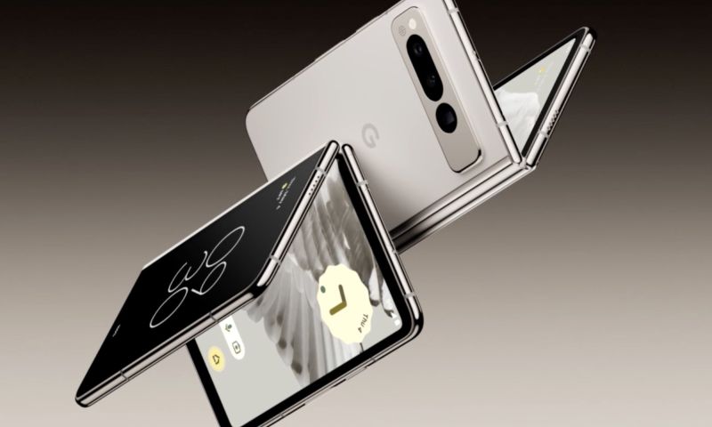 Google toont zijn eerste vouwtelefoon Pixel Fold