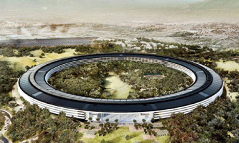 Nieuwe Apple-HQ krijgt binnenpark met appelbomen - moest van Jobs