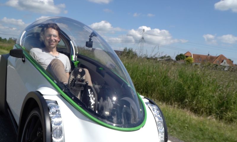 Bright op Banden: elektrische ligfiets en rijdend stopcontact