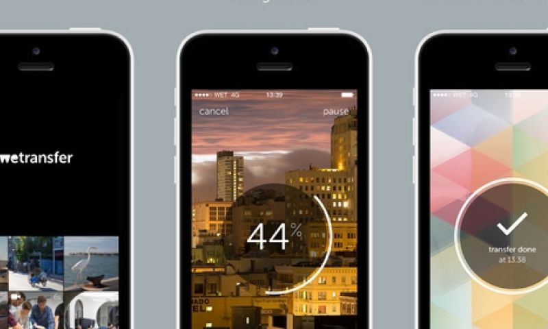 Eindelijk! WeTransfer heeft nu een iPhone-app