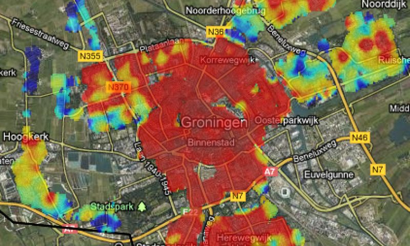 Postcodekaart laat verschillen in de buurt zien