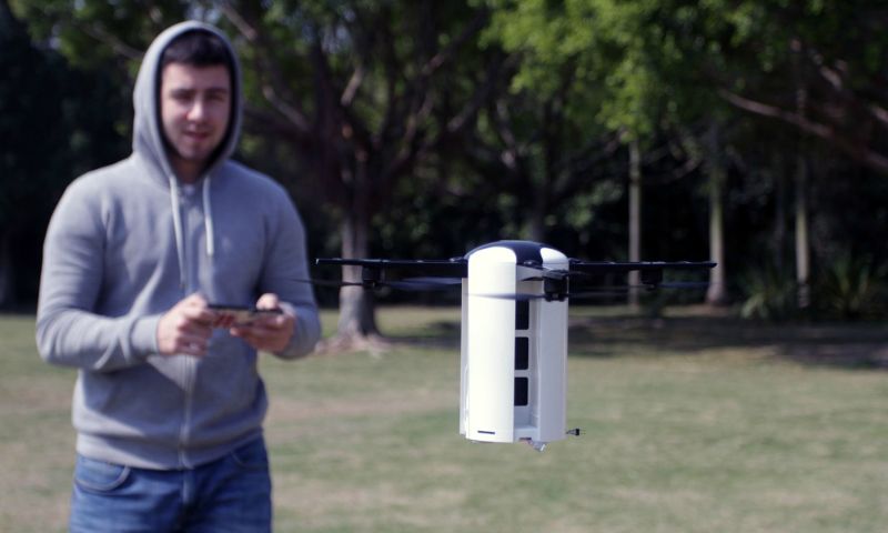 Opvouwbare budget-drone is hit op Kickstarter