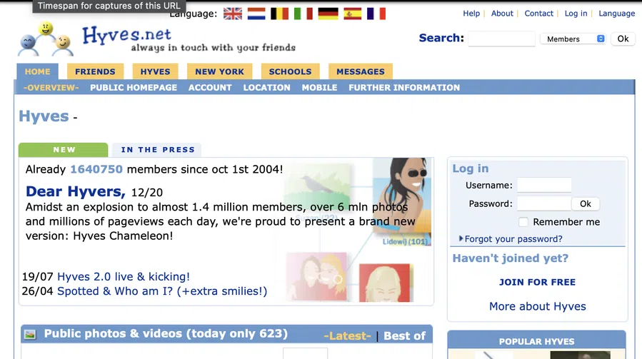 Als Hyves nog zou bestaan, was het vandaag 20 geworden