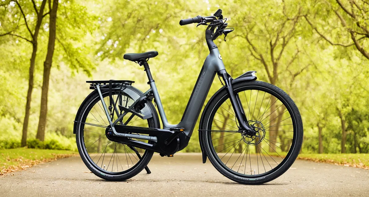 Deze nieuwe e-bike van Gazelle heeft een strak ontwerp en een rechtop ...