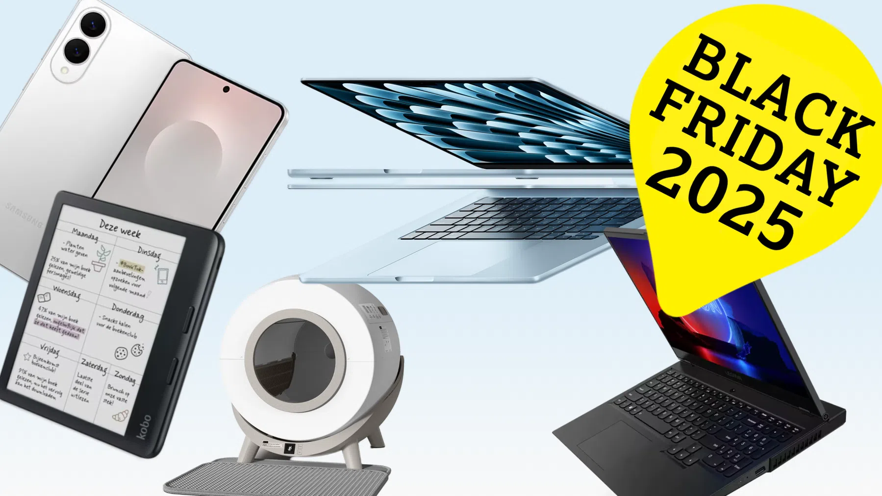 De beste Black Friday-deals: spotgoedkope MacBook Air, Galaxy S25 voor weinig en meer